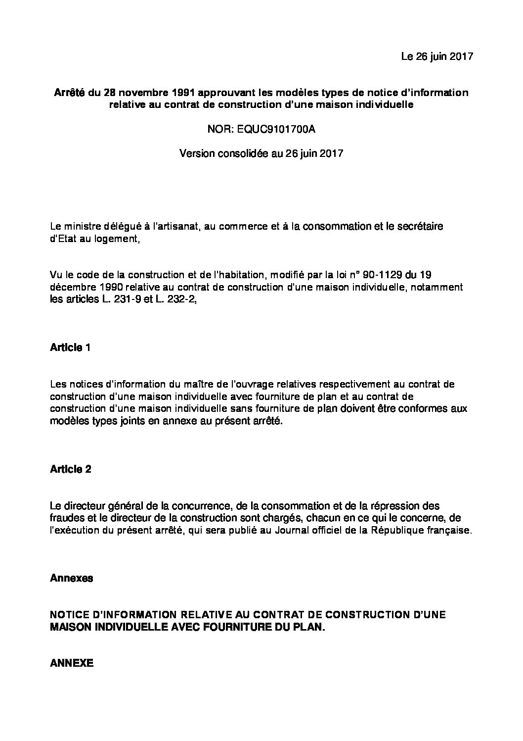 Contrat De Construction Maison Individuelle Pdf | Ventana Blog